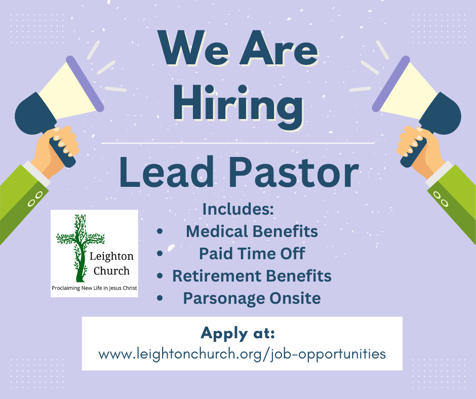 Lead Pastor – Leighton Church